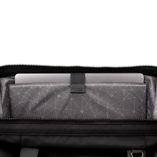 SAMSONITE Drop Bottom Weekender Duffel Bag With Padded Laptop Sleeve - Black