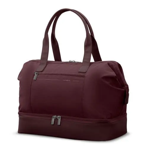 SAMSONITE Better Than Basics Drop Bottom Weekender Duffel Bag - Merlot