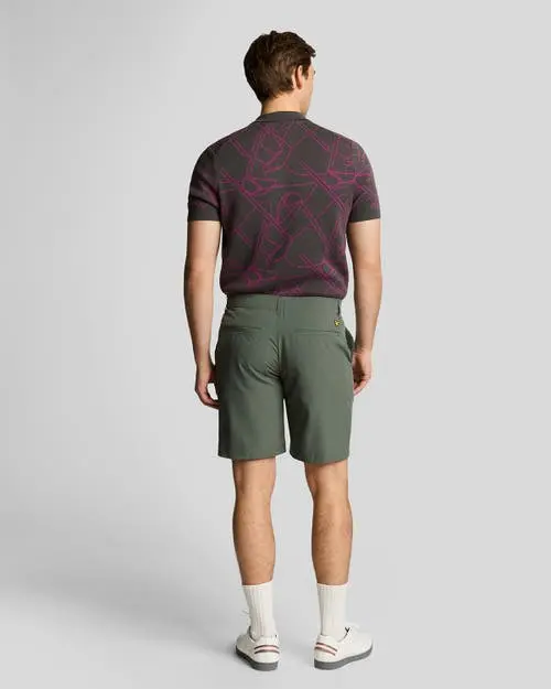 LYLE & SCOTT 5 Pocket Golf Shorts - Cactus Green