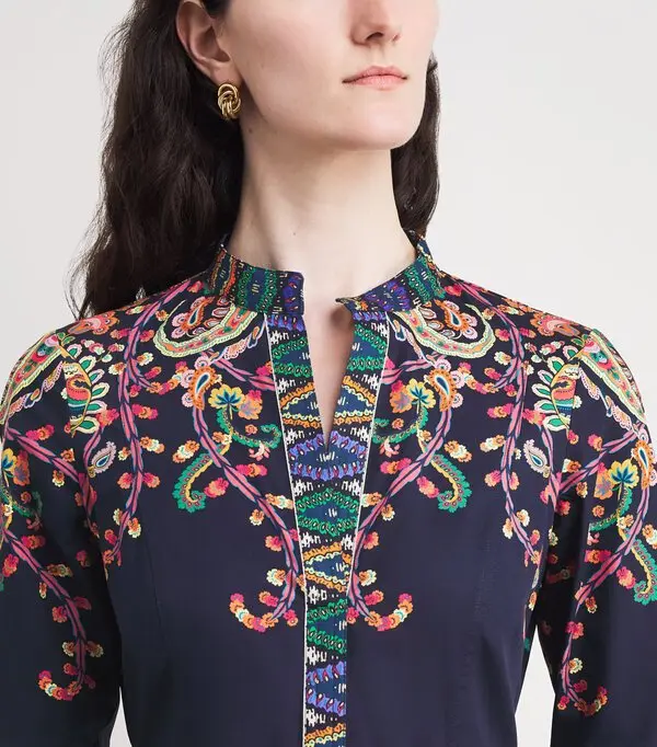 Etro Cotton Paisley Maxi Dress