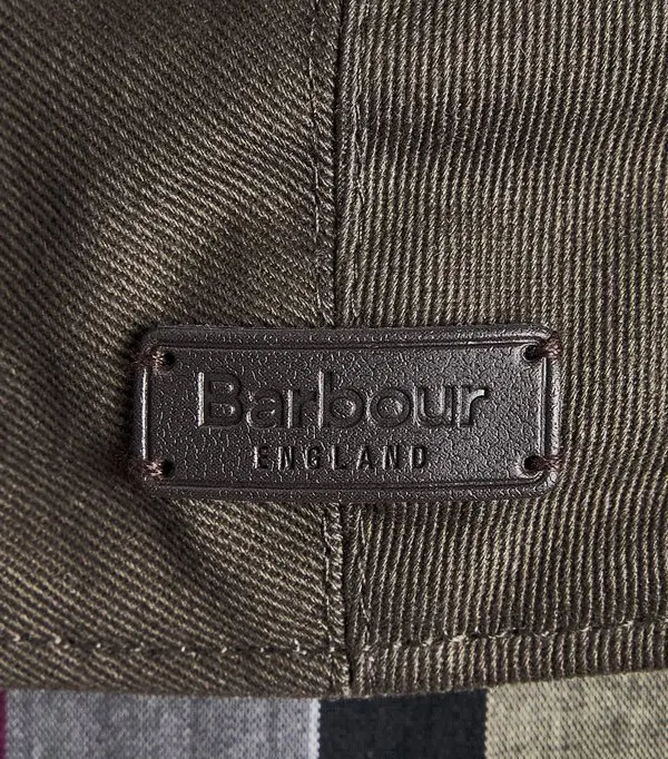 Barbour Cotton Finnean Flat Cap - Green