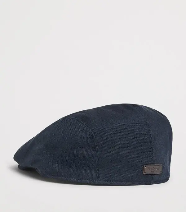 Barbour Cotton Finnean Flat Cap - Navy