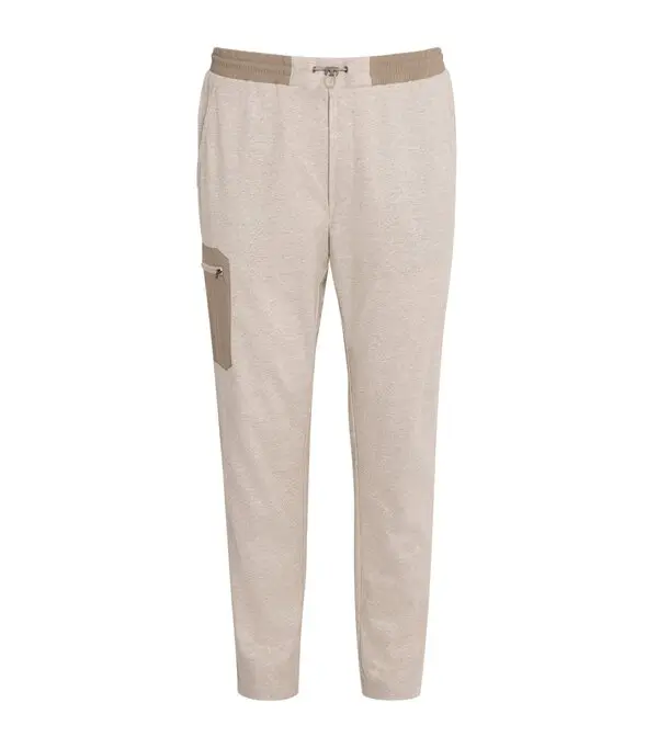 Sease Linen-cotton Straight Sweatpants