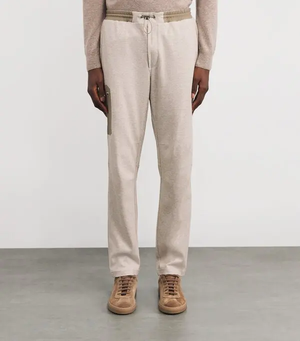 Sease Linen-cotton Straight Sweatpants