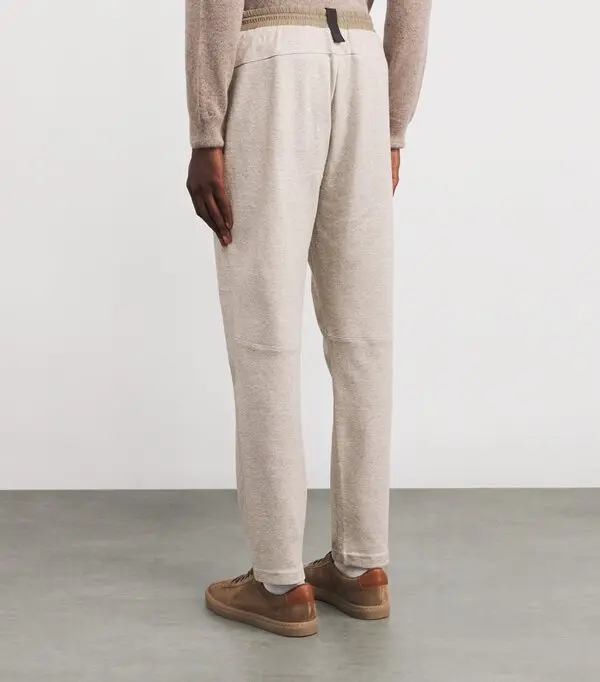 Sease Linen-cotton Straight Sweatpants