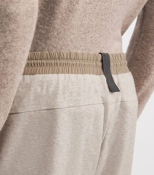 Sease Linen-cotton Straight Sweatpants