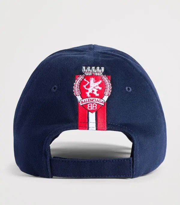 Balenciaga Cotton Twill 3b Football Cap - Blue