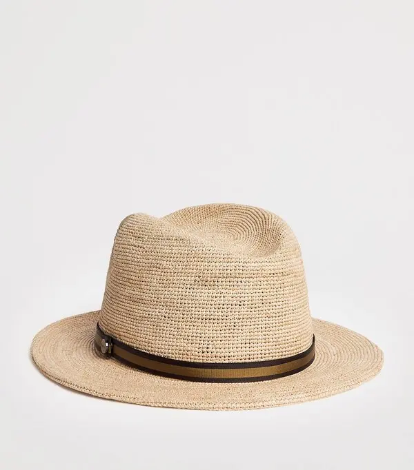 Borsalino Raffia Crocheted Argentina Hat