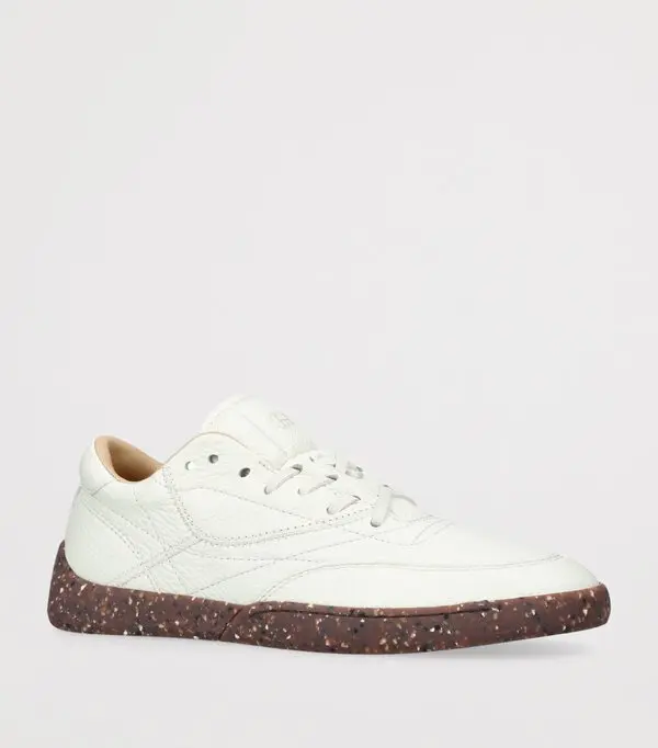 Gabriela Hearst Leather Ohio Sneakers - Ivory