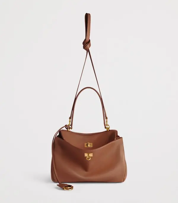 Balenciaga Small Leather Rodeo Shoulder Bag