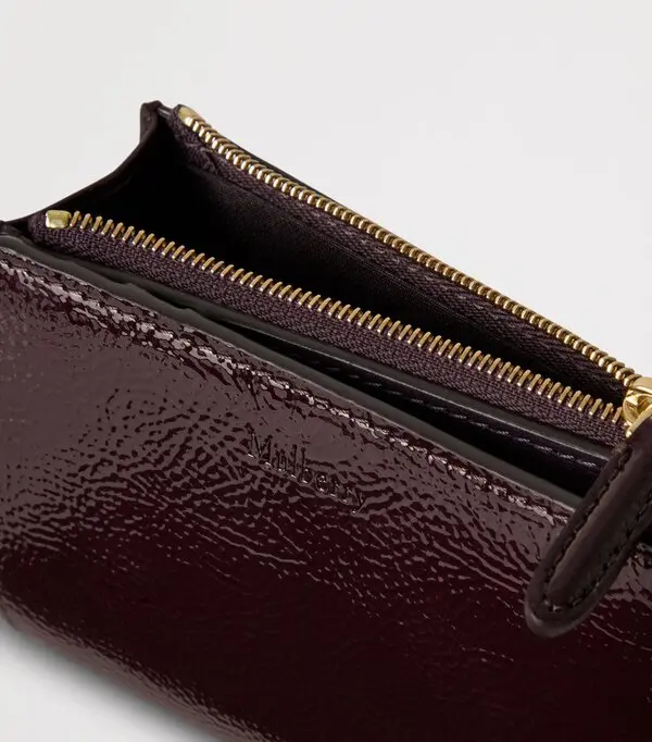 Mulberry Patent Leather Continental Bifold Wallet