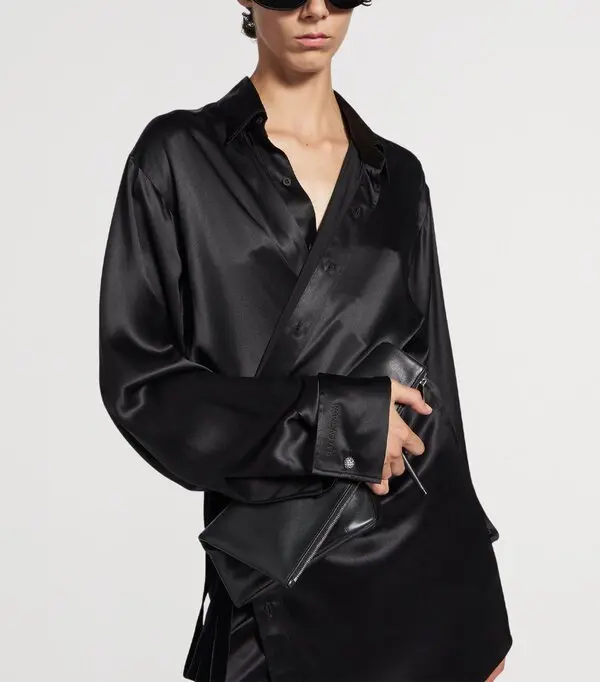 Balenciaga Calfskin Wader Clutch