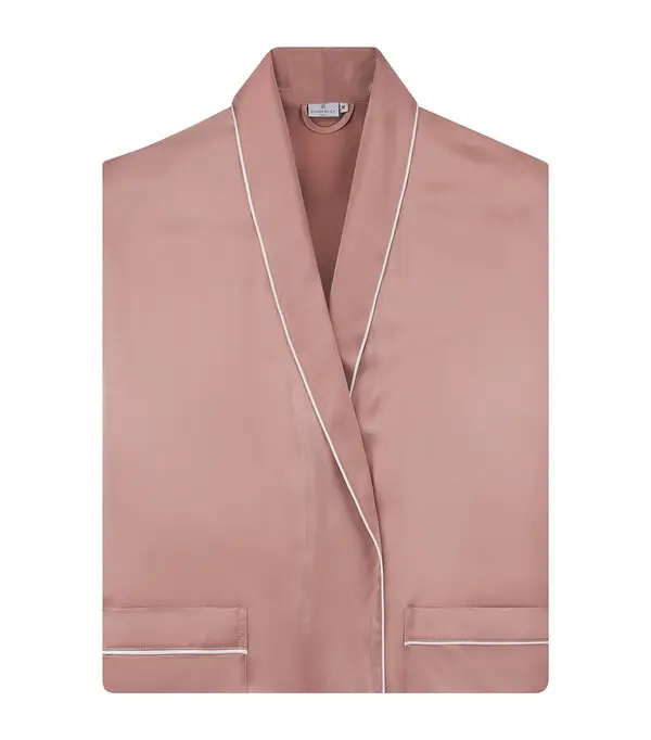 Gingerlily Silk Robe - Pink
