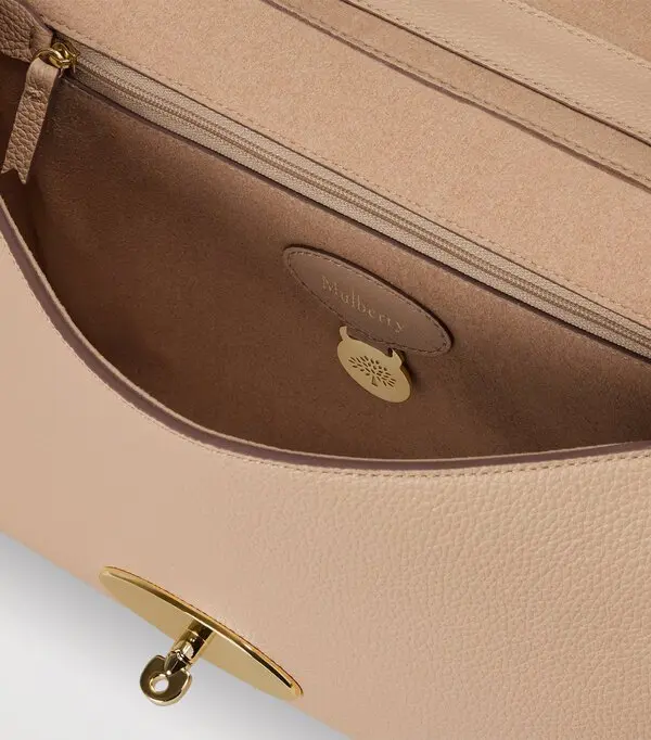 Mulberry Medium Leather Lily Shoulder Bag - Beige