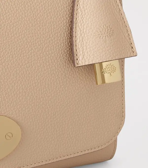 Mulberry Medium Leather Lily Shoulder Bag - Beige