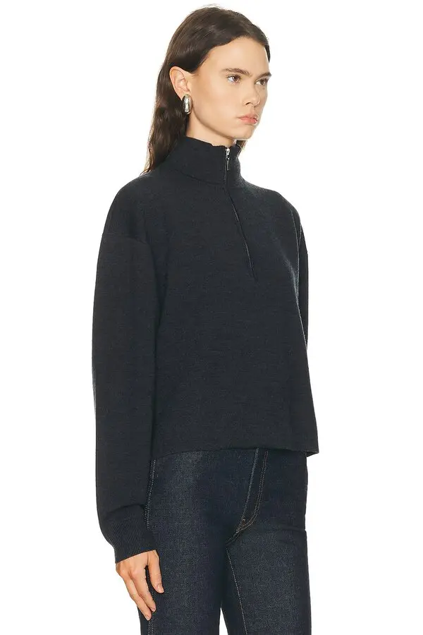 EAVES Brecken Half Zip Sweater
