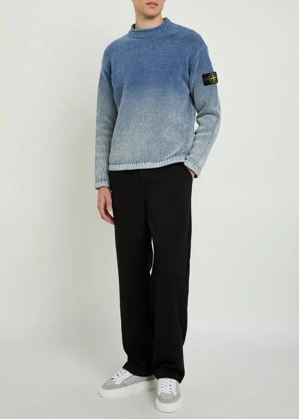 Stone Island Dégradé Cotton Jumper