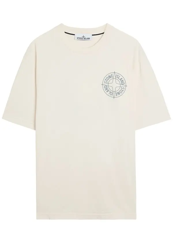 Stone Island Logo-print Cotton T-shirt