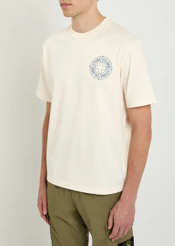 Stone Island Logo-print Cotton T-shirt