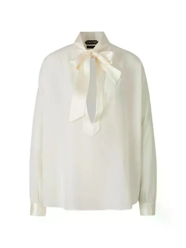 TOM FORD Long-sleeve Blouse - White