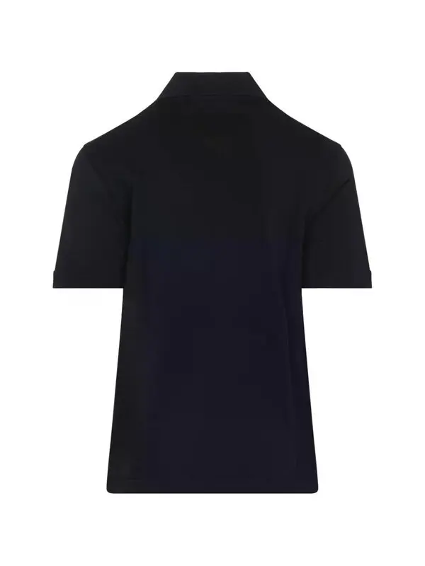 JIL SANDER Zip Polo Shirt - Black