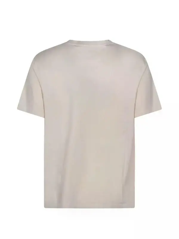 C.P. COMPANY 30/1 Jersey Short Sleeve Chest Logo T-shirt - Neutrals