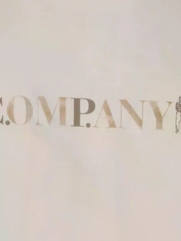 C.P. COMPANY 30/1 Jersey Short Sleeve Chest Logo T-shirt - Neutrals