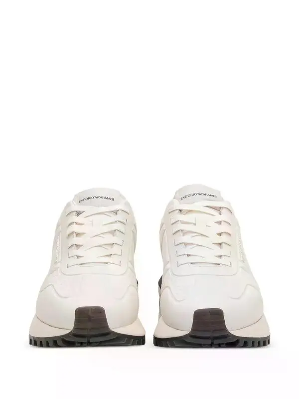 Emporio Armani Lace-up Panelled Sneakers