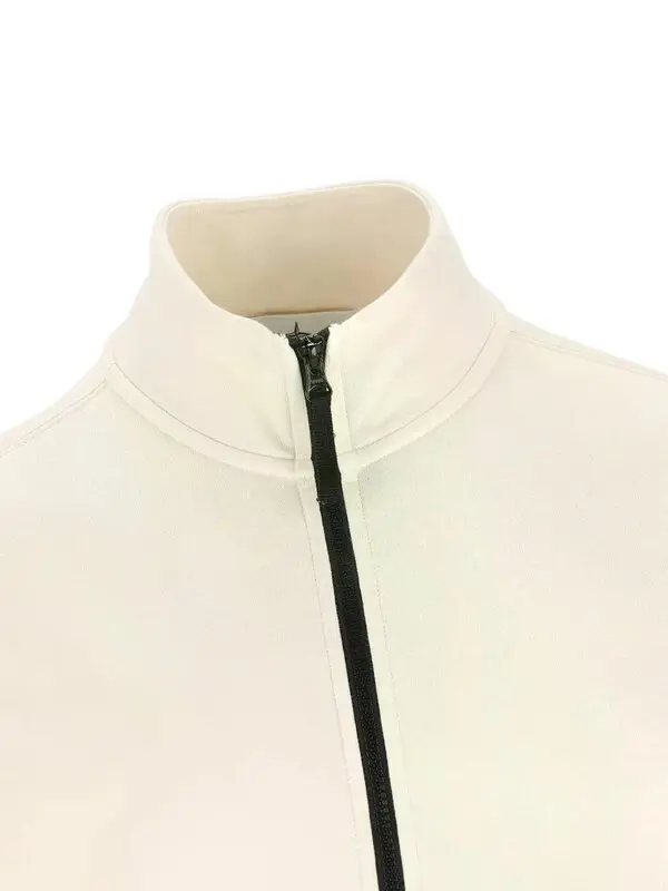 Stone Island Zip-up Fleece Sweater - Neutrals