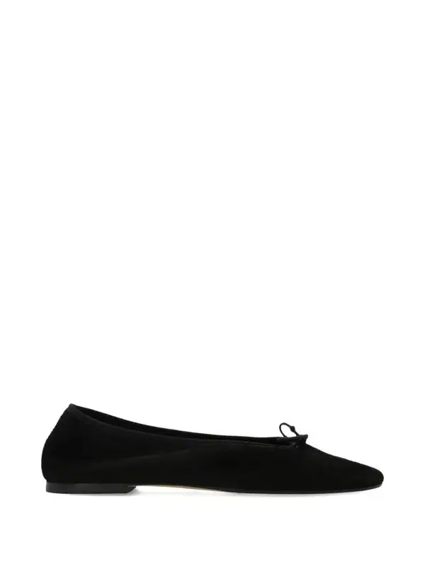 AeydĒ Bow-detail Ballet Flats - Black