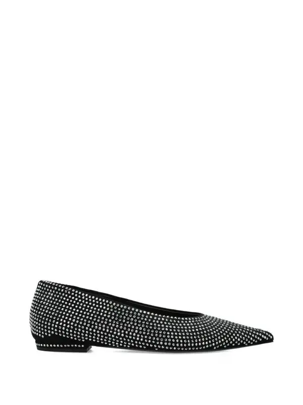ROTATE BY BIRGER CHRISTENSEN Embellished Flat Pumps