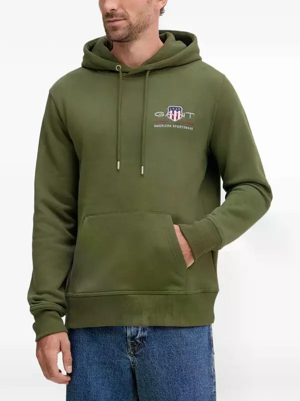 Gant Embroidered Logo Hoodie