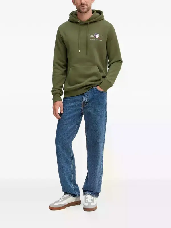 Gant Embroidered Logo Hoodie