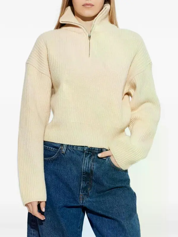 A.p.c. Funnel-neck Zip Sweater