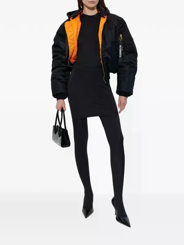 Vetements Sleeveless Mock-neck Body - Black