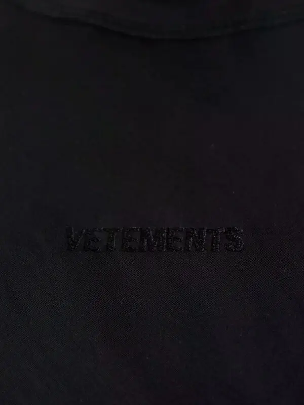 Vetements Sleeveless Mock-neck Body - Black