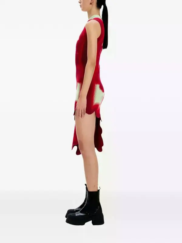 Ph5 Tie-dye Midi Dress - Red