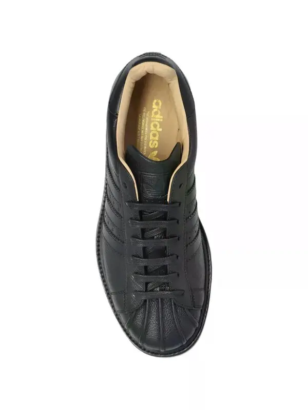 Adidas Superstar Leather Sneakers - Black