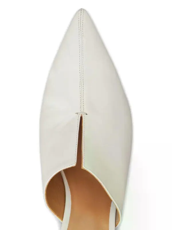 TOD'S Pointed-toe Heeled Mules - White
