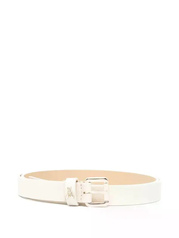 Patrizia Pepe Grained Fly Belt - White