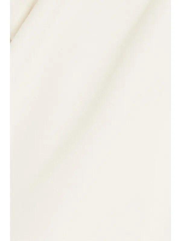 Halston Draped Crepe Halterneck Gown