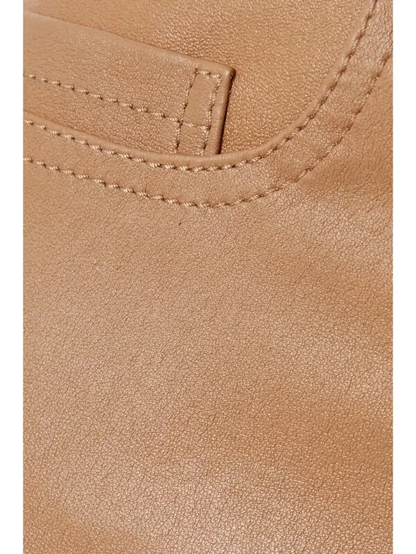 JOSEPH Teddy Leather Tapered Trousers