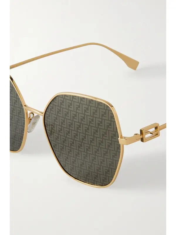 Fendi Hexagon-frame Sunglasses