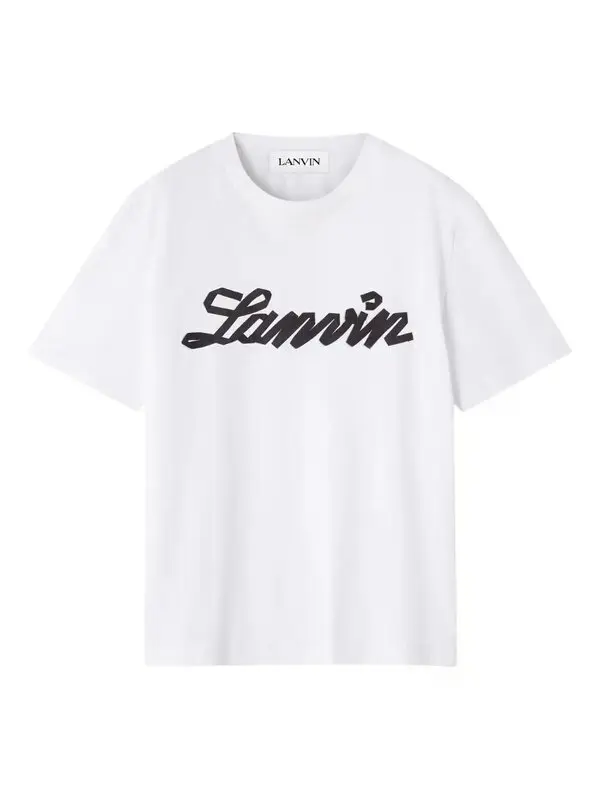 LANVIN Logo-print T-shirt - White