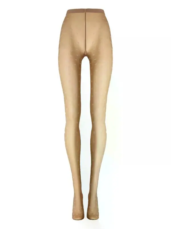 Wolford Daisy Floral Tights - Neutrals