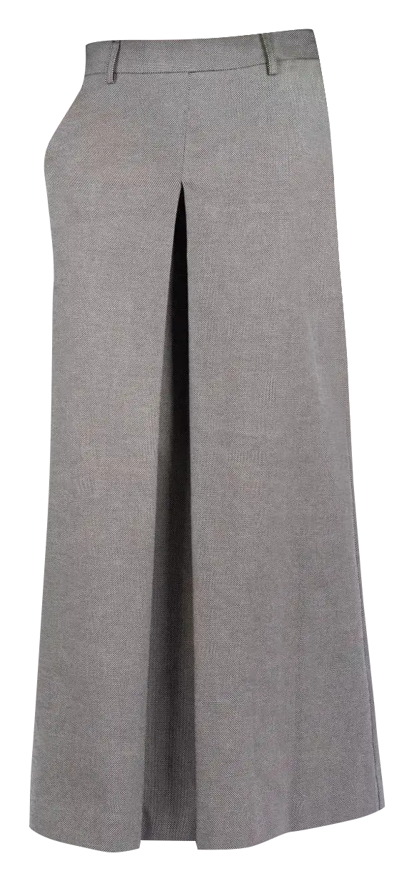 SOCIETE ANONYME Victoria Front-slit Maxi Skirt - Grey