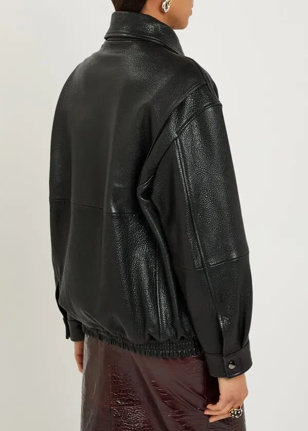 Nour Hammour Doran Leather Jacket