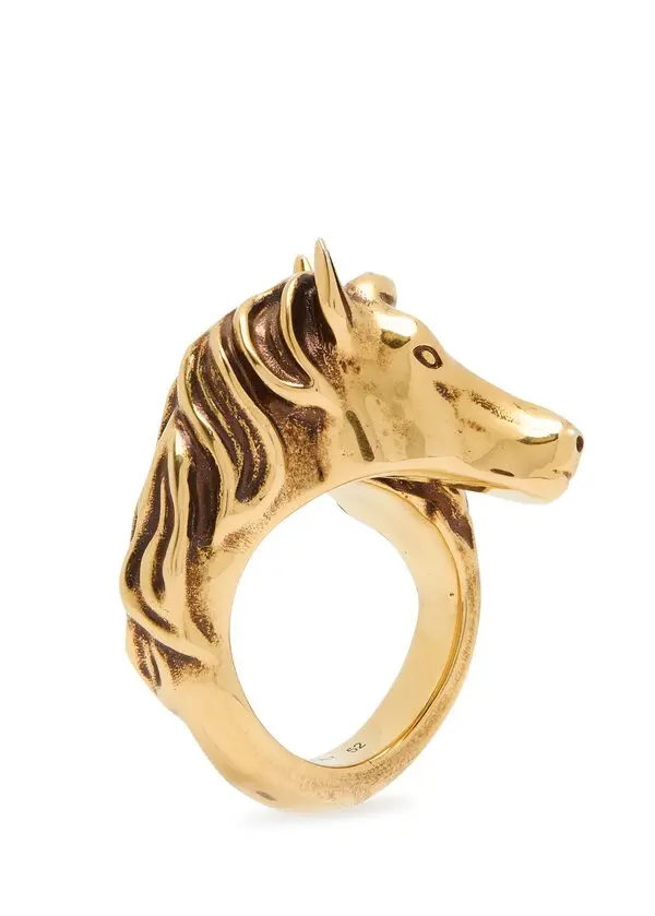 Chloé Chain Horse Ring