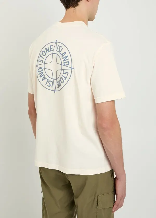 Stone Island Logo-print Cotton T-shirt