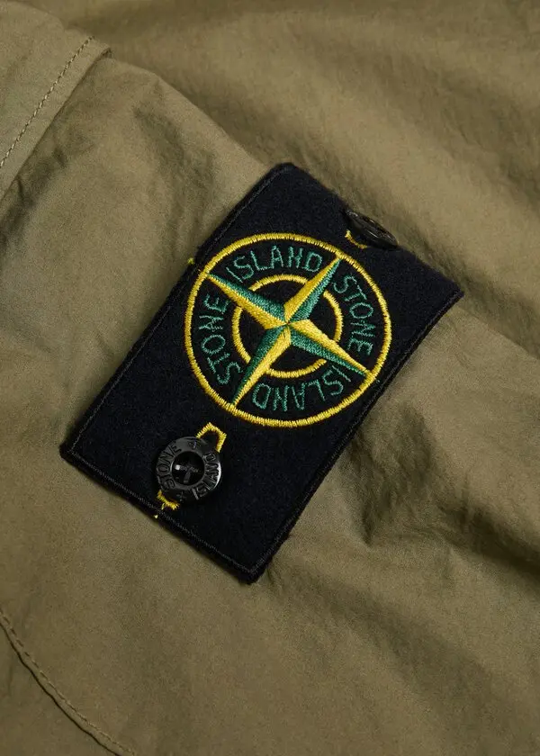 Stone Island Stretch-cotton Cargo Trousers - Green